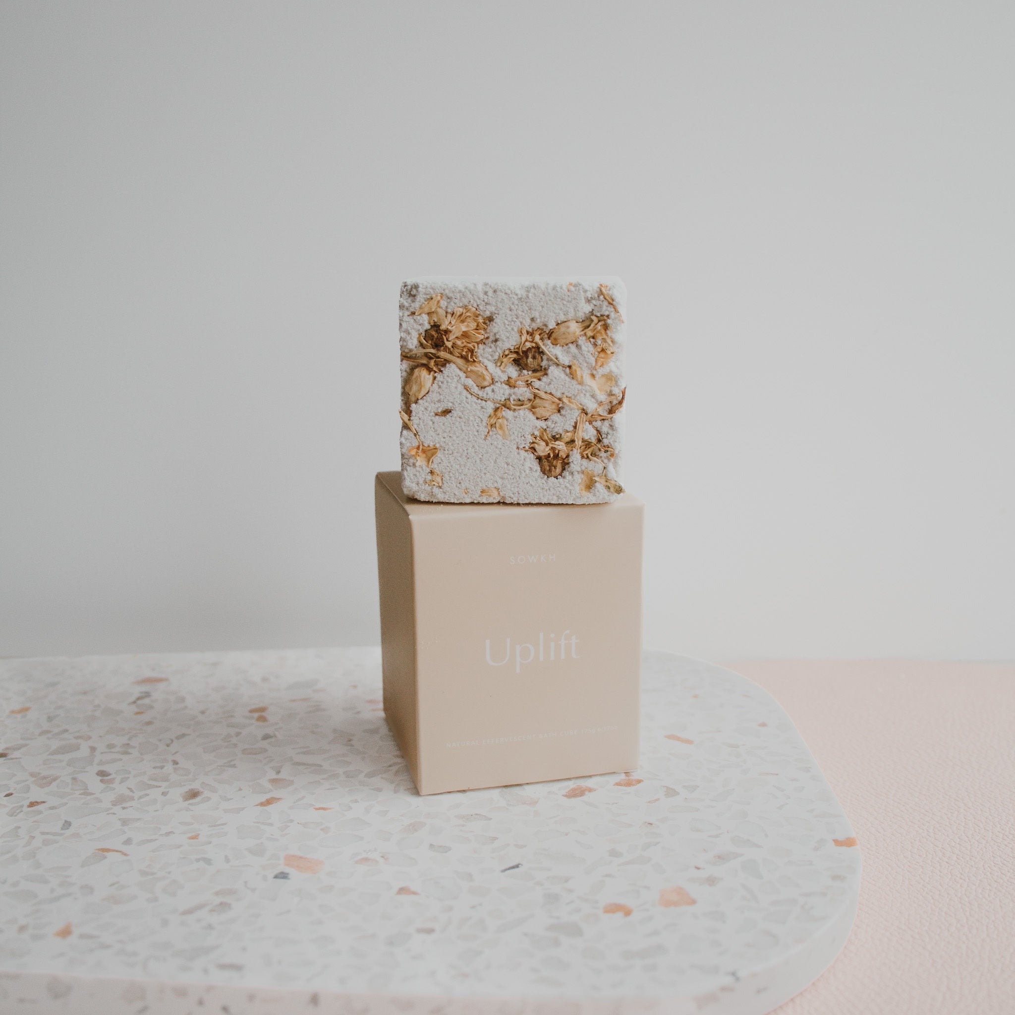 Uplift Beige - Natural Bath Cube